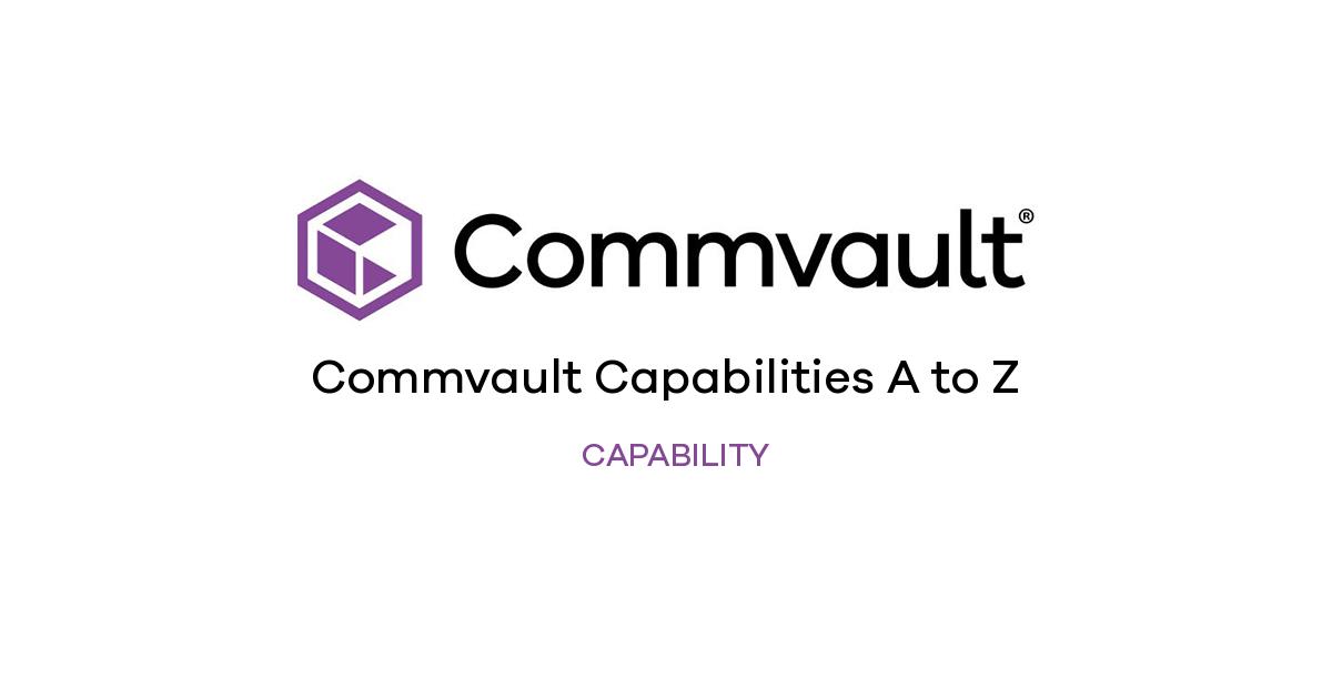 Commvault Cloud und -Funktionen | Commvault