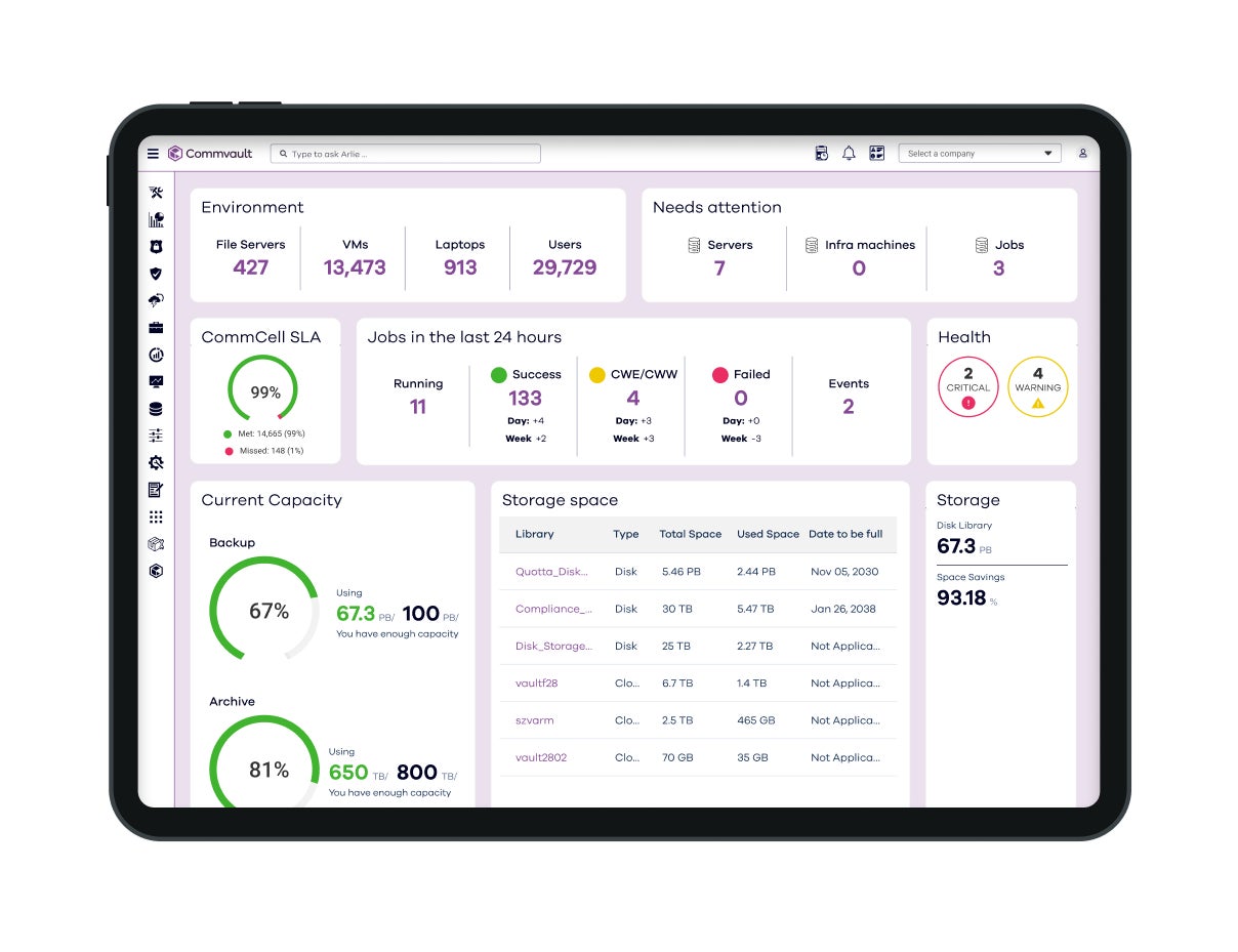 Backup & Recovery | Commvault