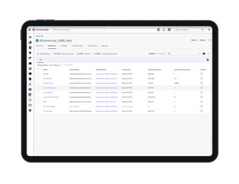 Microsoft 365 Backup Solutions | Commvault