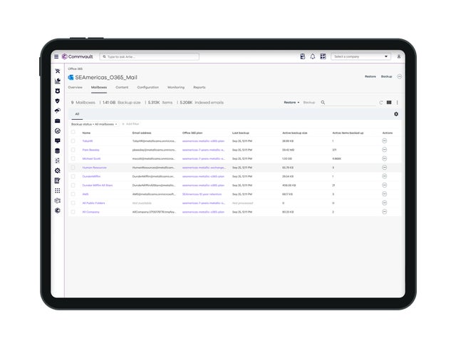Microsoft 365 Backup Solutions | Commvault