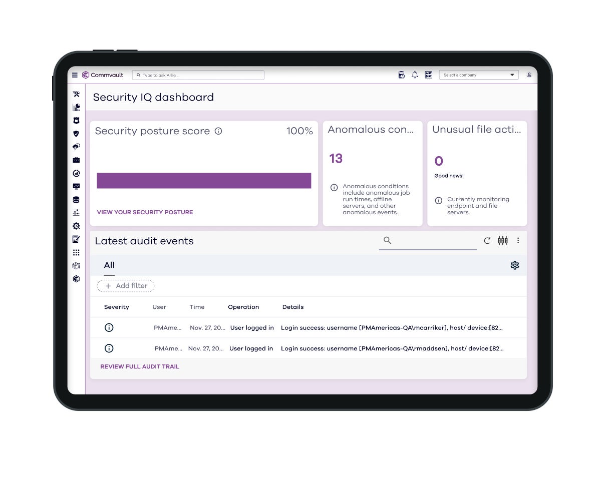 Metallic AI – Elevate Cyber Resilience | Commvault